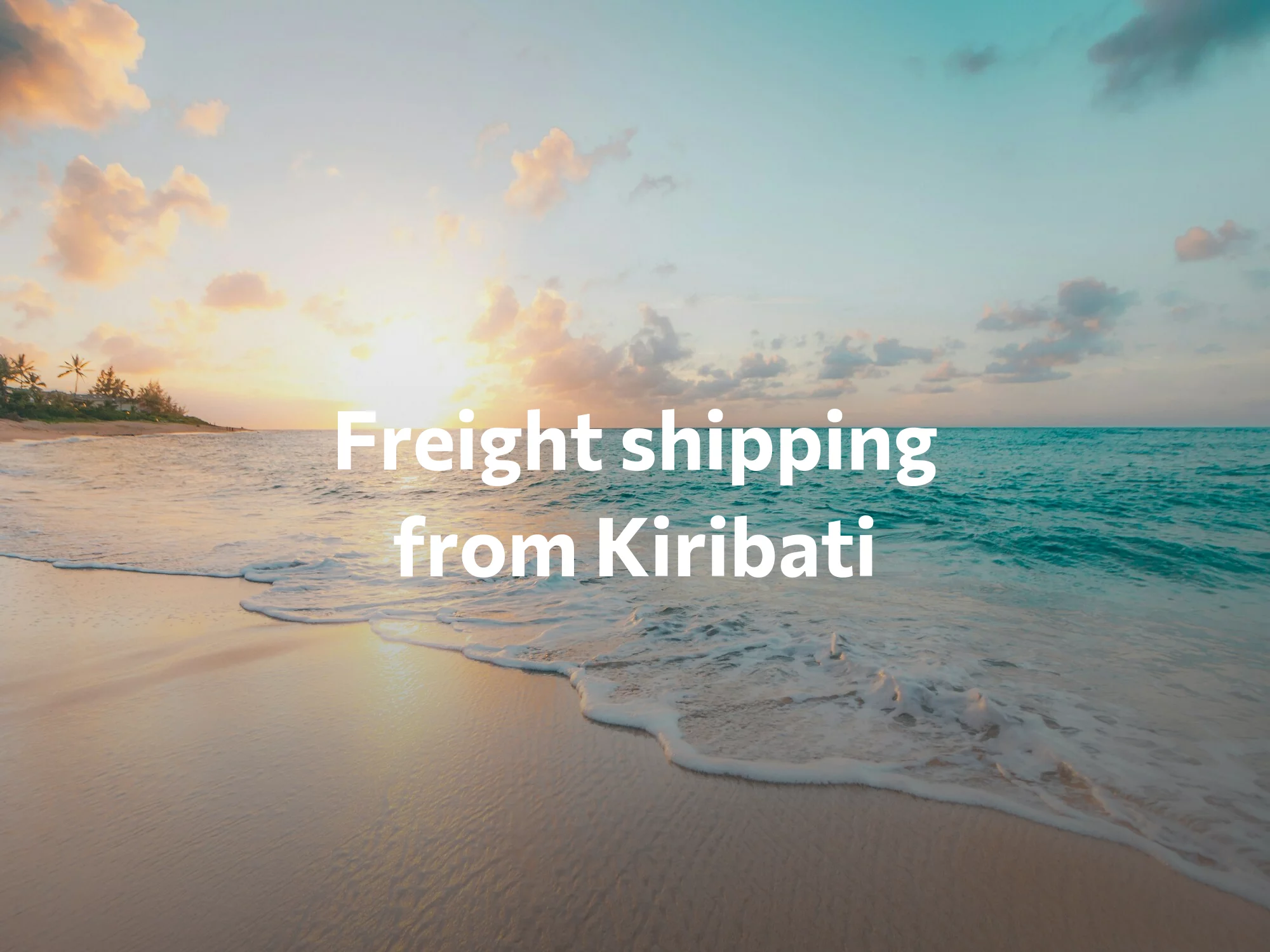 Freight Shipping from Kiribati to Democratic Republic of the Congo