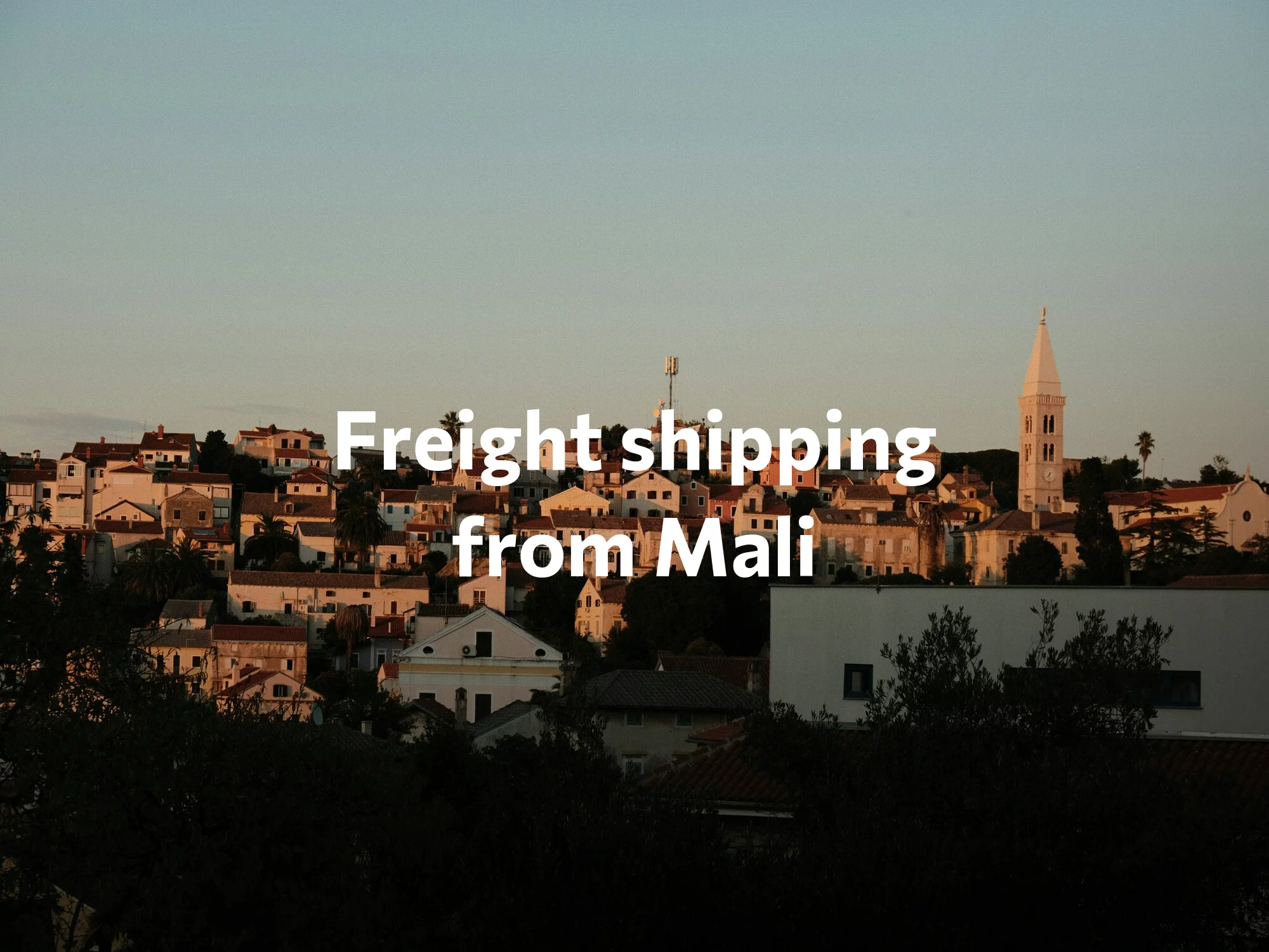 Freight Shipping from Mali