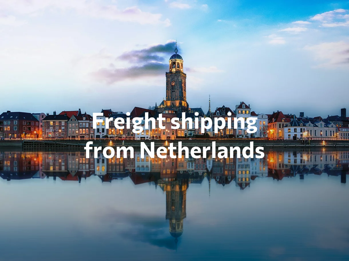 Freight Shipping from Netherlands to Saudi Arabia