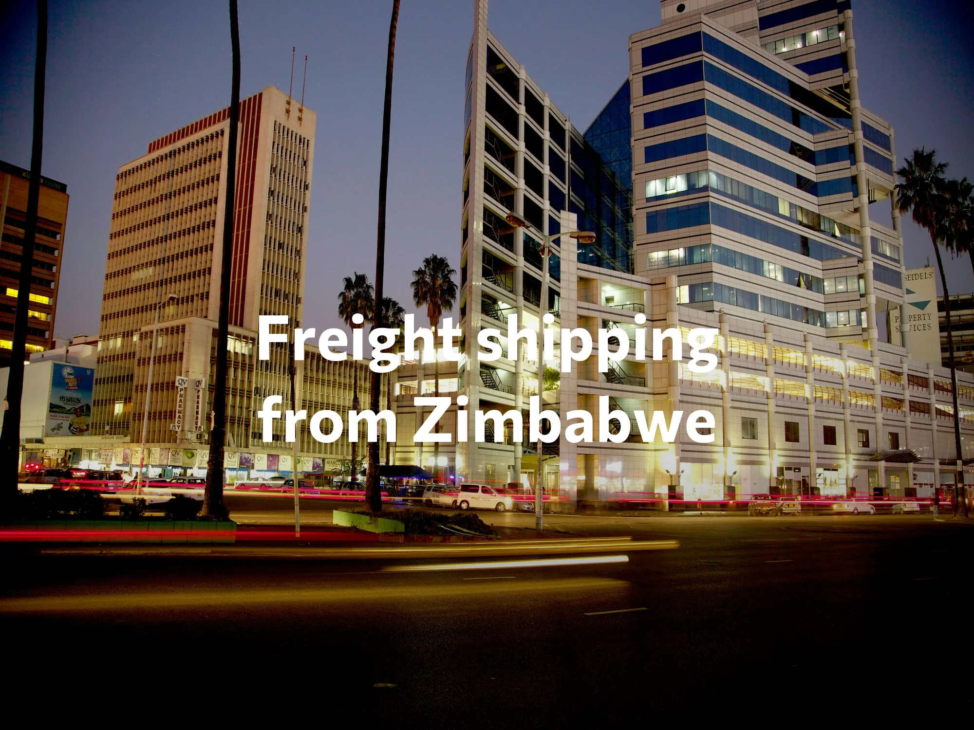Freight Shipping from Zimbabwe