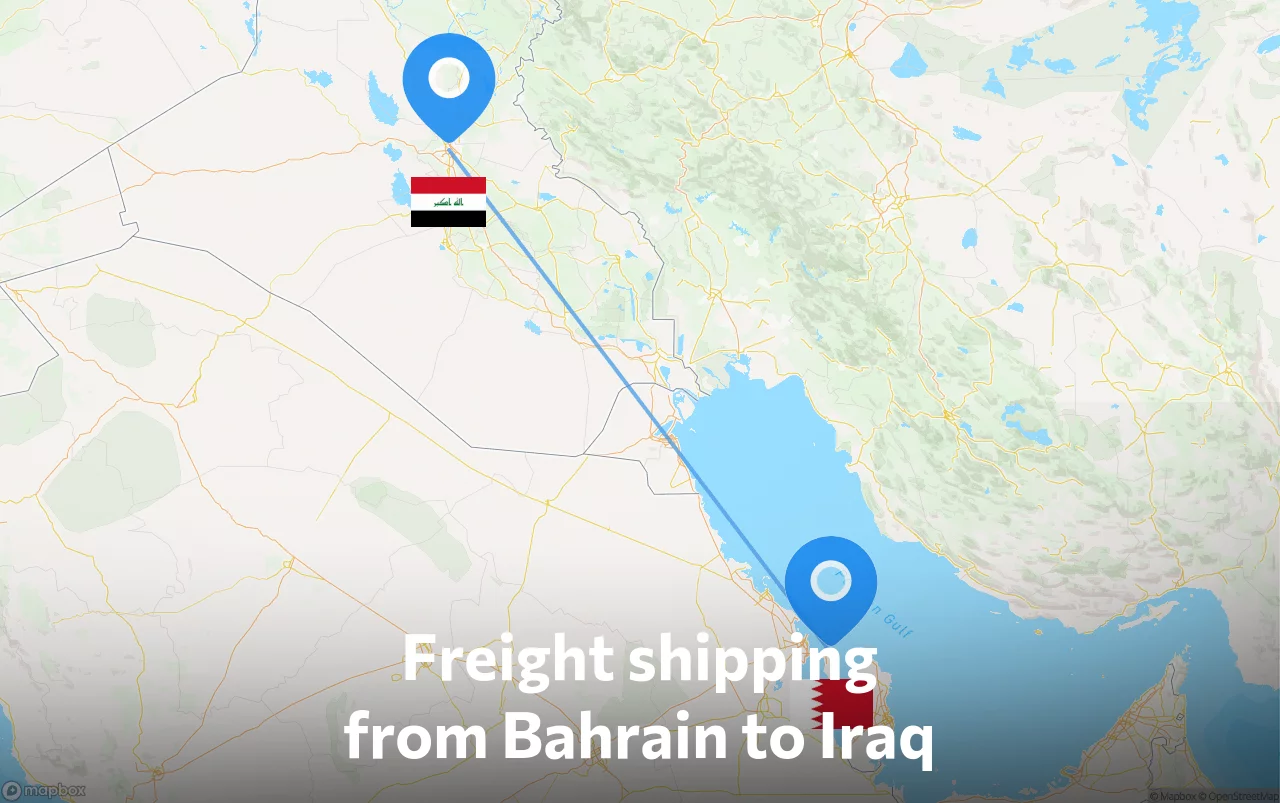 Freight Shipping from Bahrain to Iraq