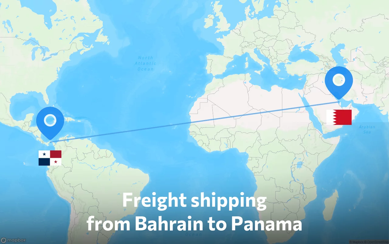 Freight Shipping from Bahrain to Panama