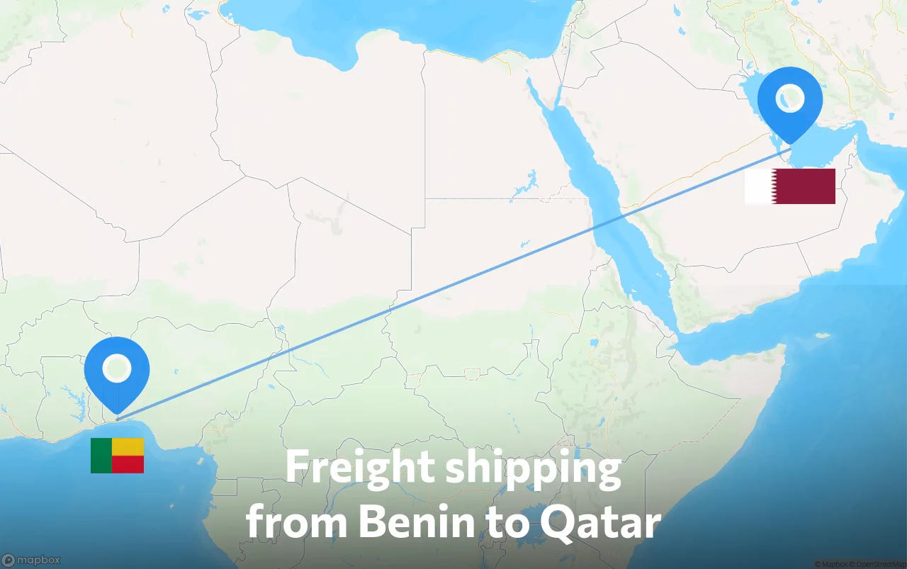 Freight Shipping from Benin to Qatar