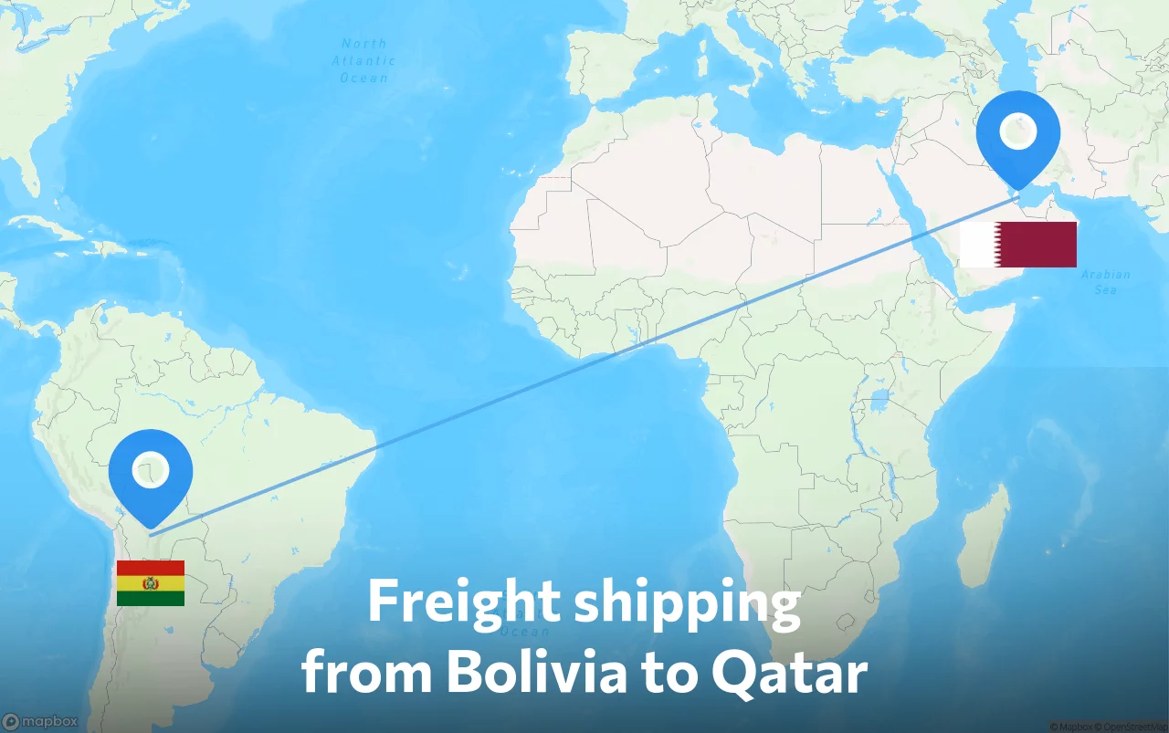 Freight Shipping from Bolivia to Qatar