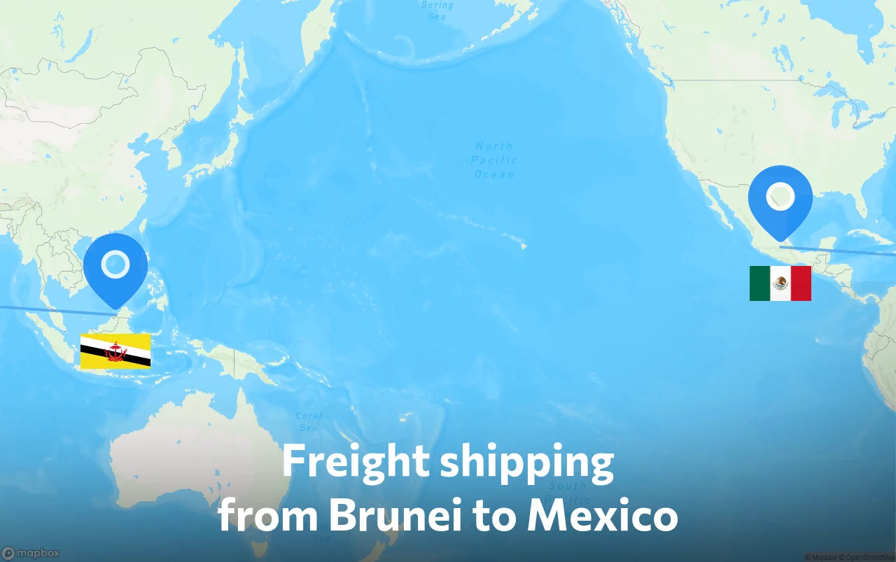 Freight Shipping from Brunei to Mexico