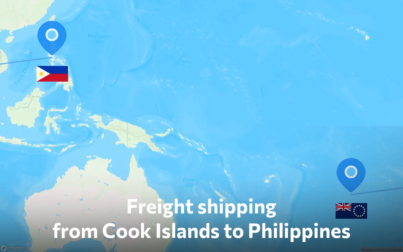 Freight Shipping from Cook Islands to Philippines