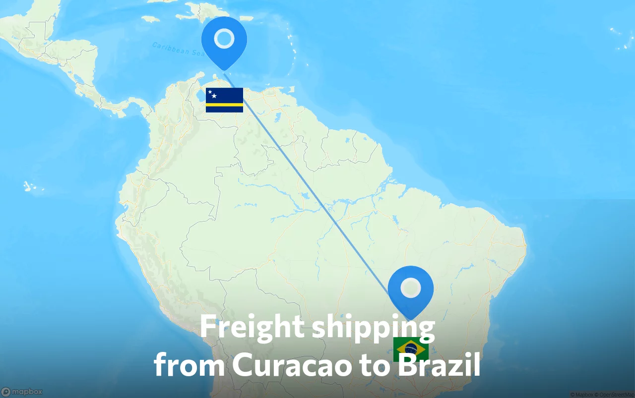Freight Shipping from Curacao to Brazil