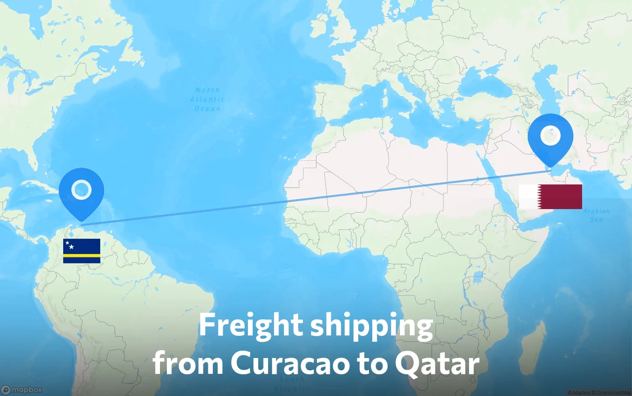 Freight Shipping from Curacao to Qatar