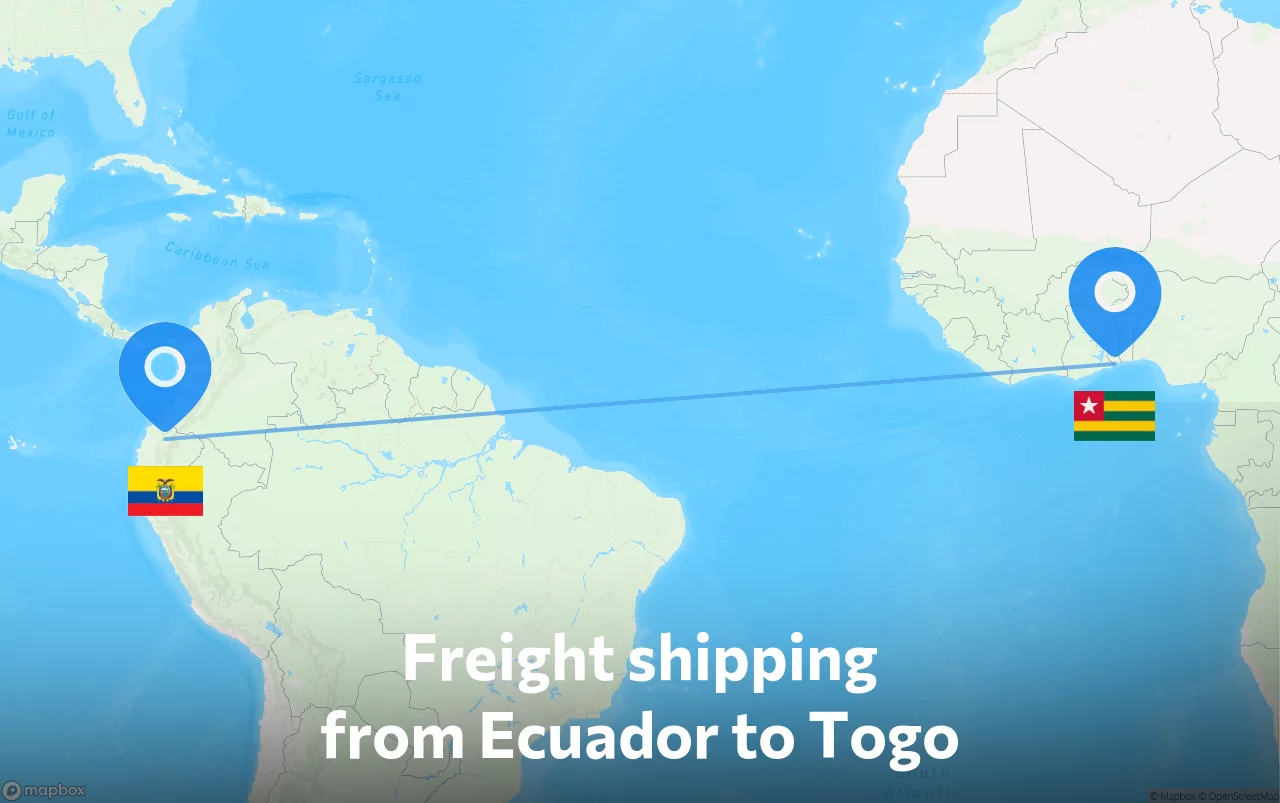 Freight Shipping from Ecuador to Togo