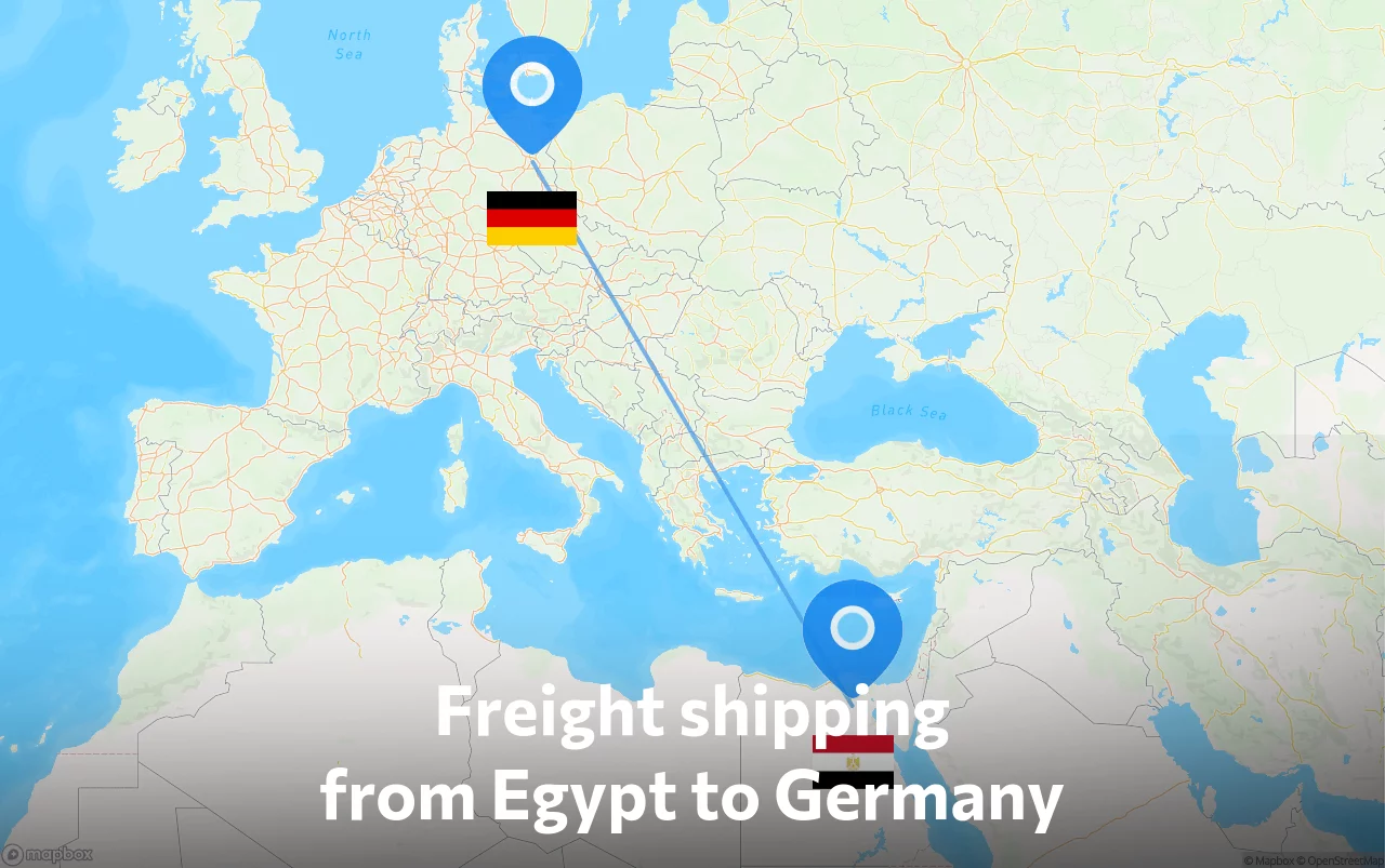 Freight Shipping from Egypt to Germany