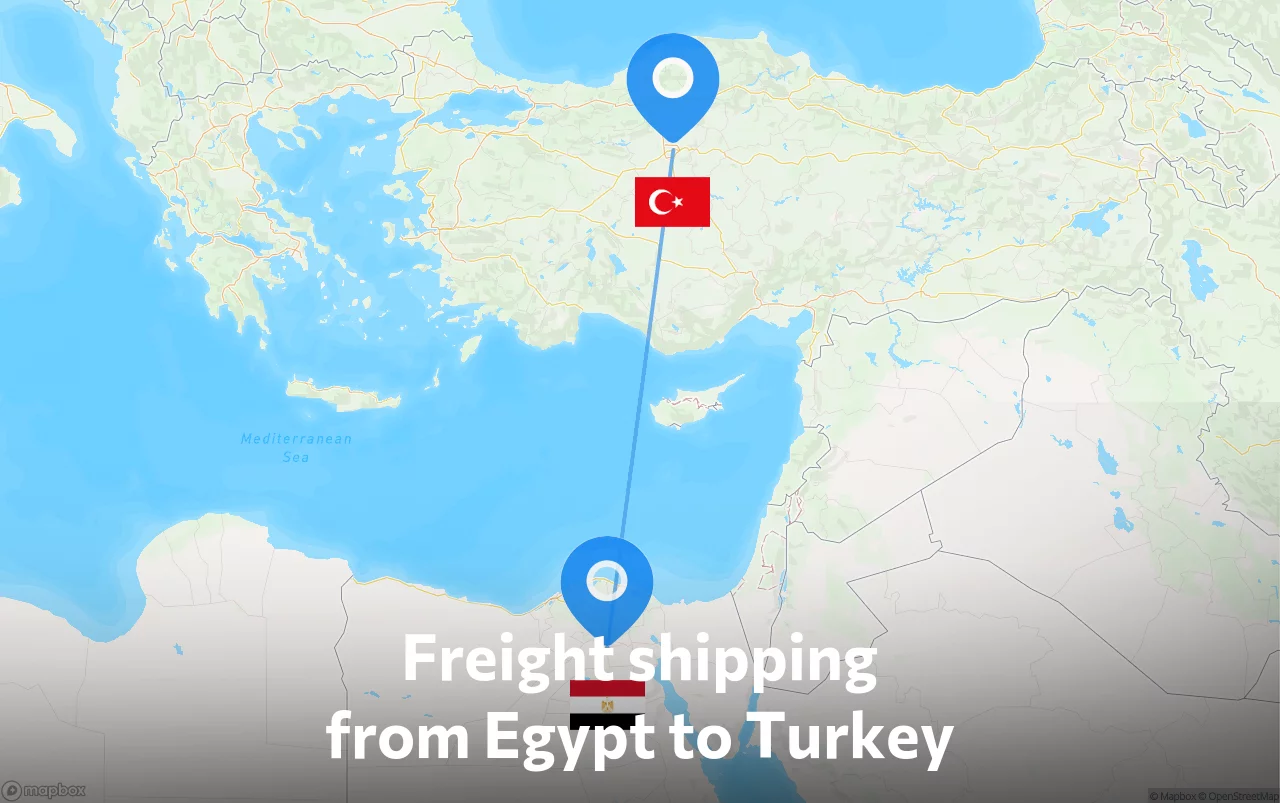 Freight Shipping from Egypt to Turkey