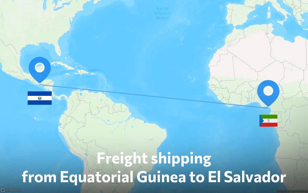 Freight Shipping from Equatorial Guinea to El Salvador