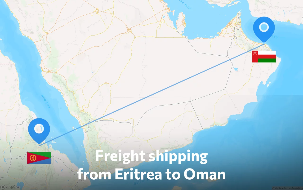 Freight Shipping from Eritrea to Oman