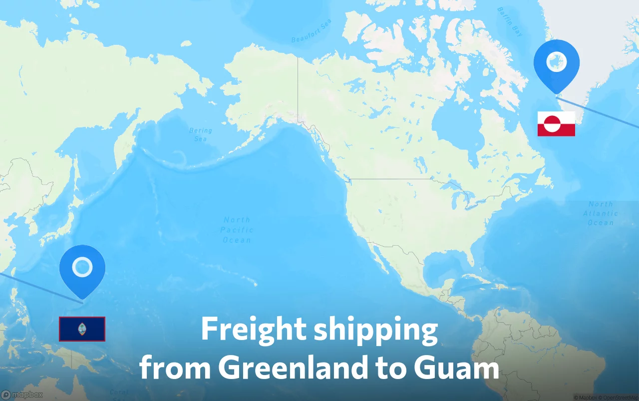 Freight Shipping from Greenland to Guam