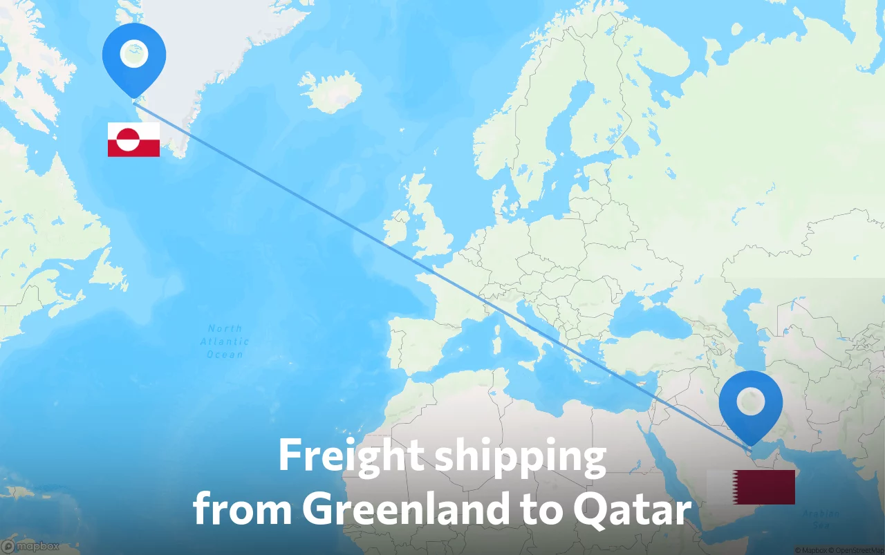 Freight Shipping from Greenland to Qatar