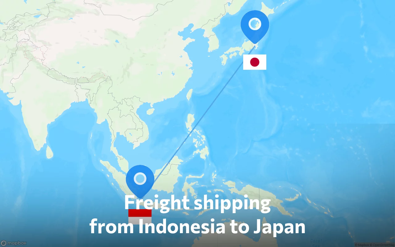 Freight Shipping from Indonesia to Japan