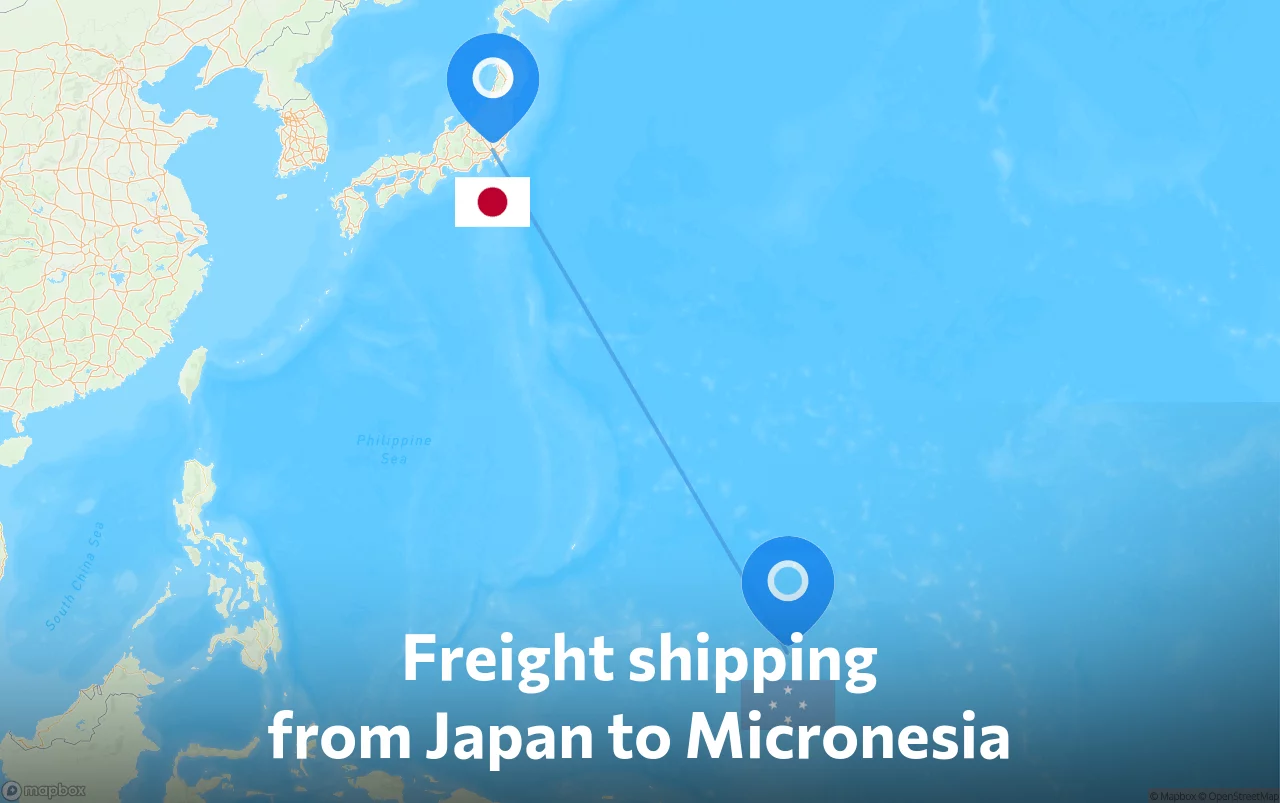 Freight Shipping from Japan to Micronesia