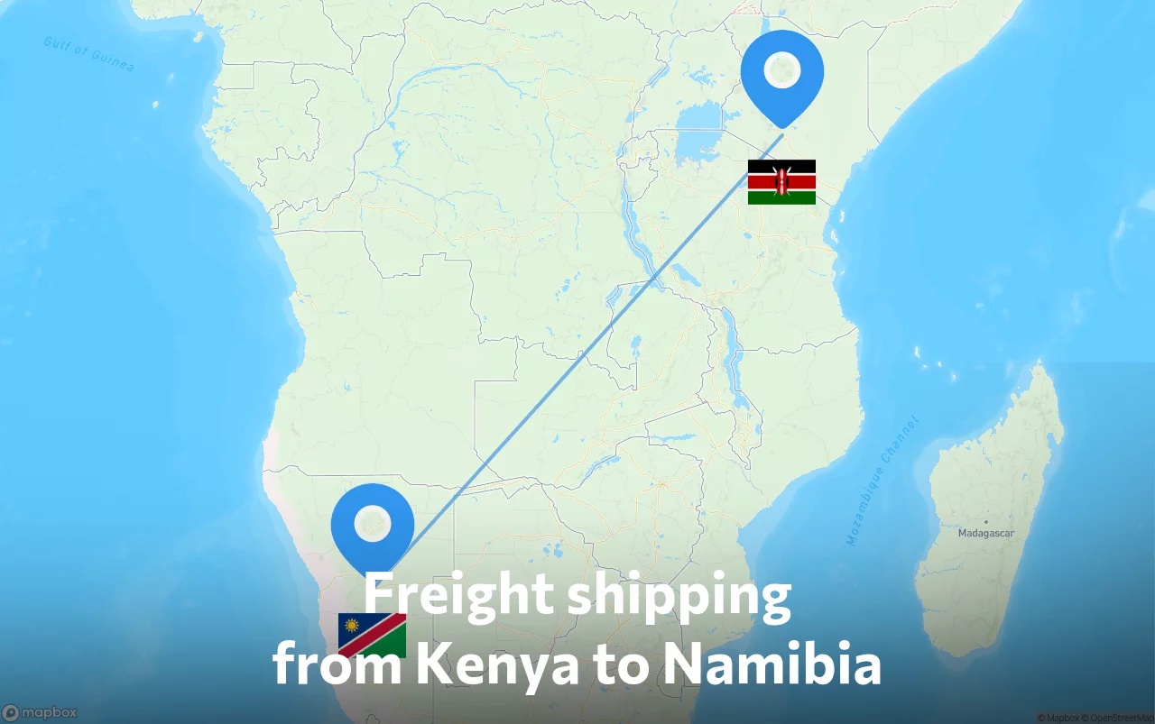 Freight Shipping from Kenya to Namibia