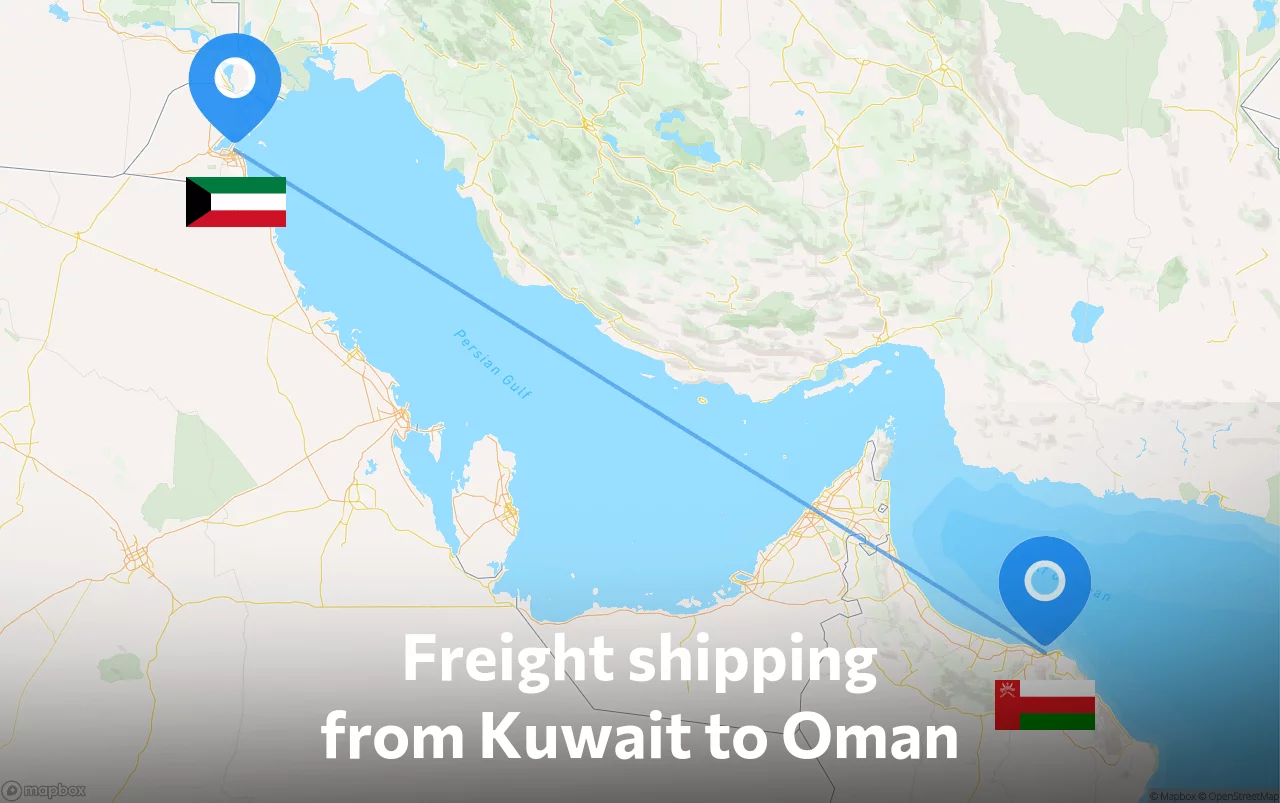 Freight Shipping from Kuwait to Oman