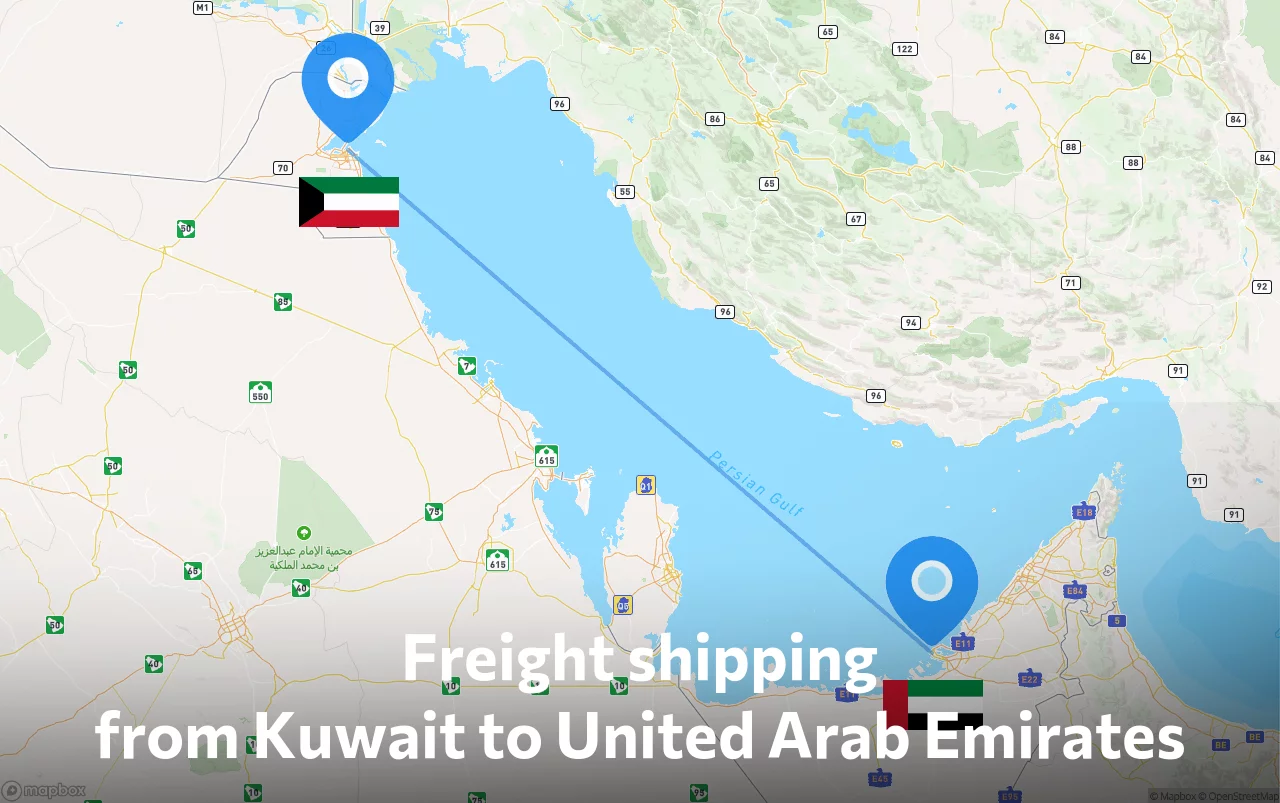 Freight Shipping from Kuwait to United Arab Emirates