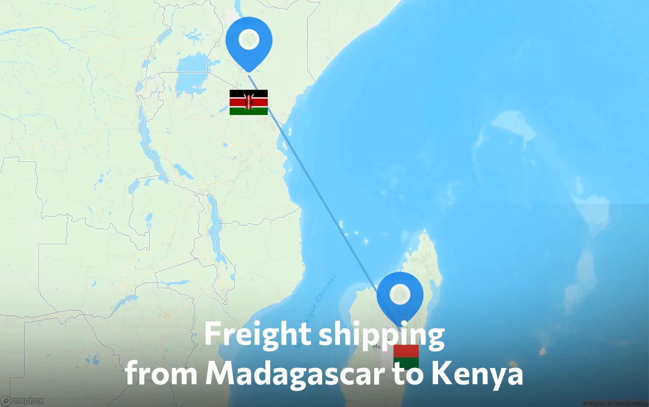 Freight Shipping from Madagascar to Kenya