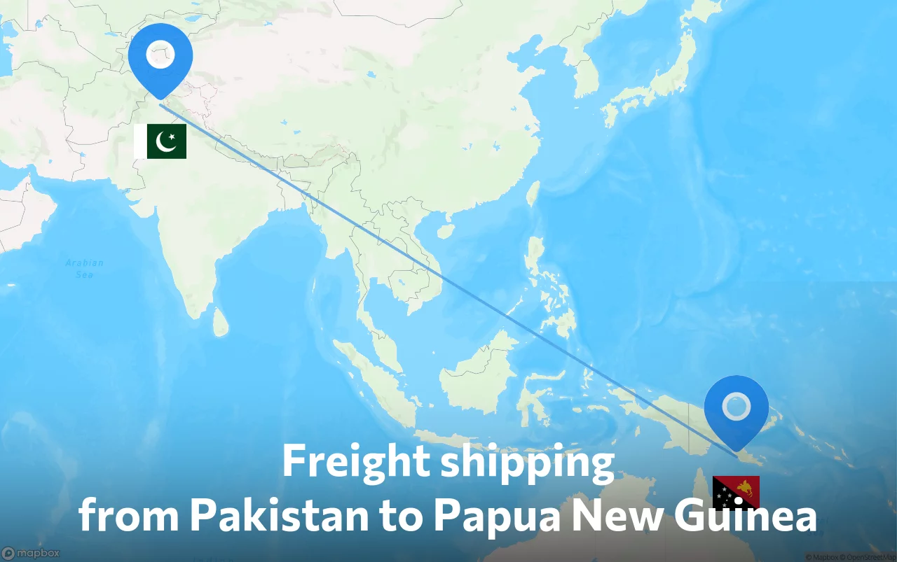 Freight Shipping from Pakistan to Papua New Guinea