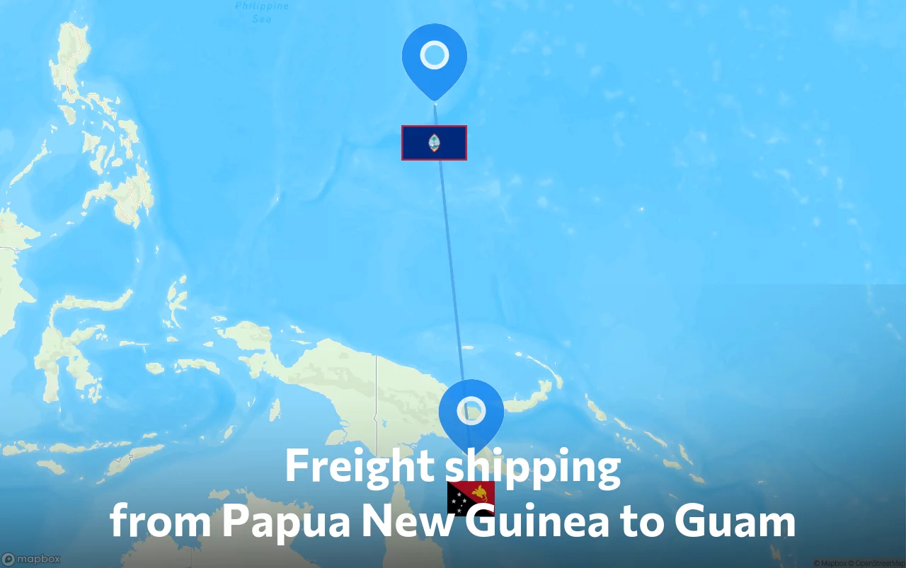 Freight Shipping from Papua New Guinea to Guam