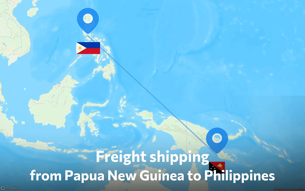 Freight Shipping from Papua New Guinea to Philippines