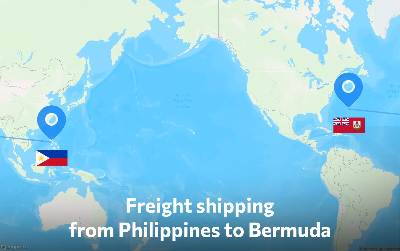 Freight Shipping from Philippines to Bermuda