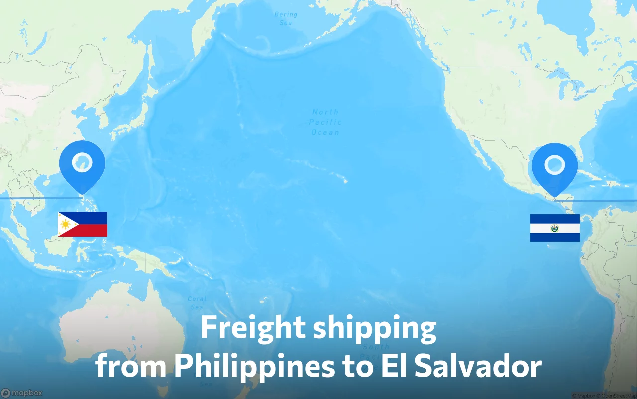 Freight Shipping from Philippines to El Salvador