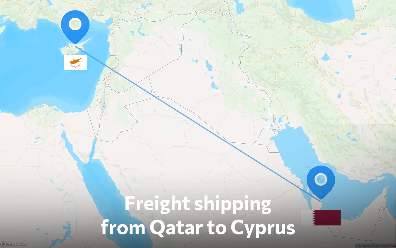 Freight Shipping from Qatar to Cyprus