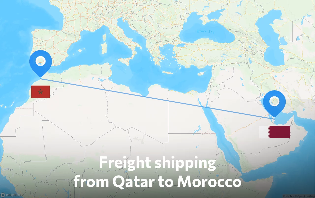 Freight Shipping from Qatar to Morocco