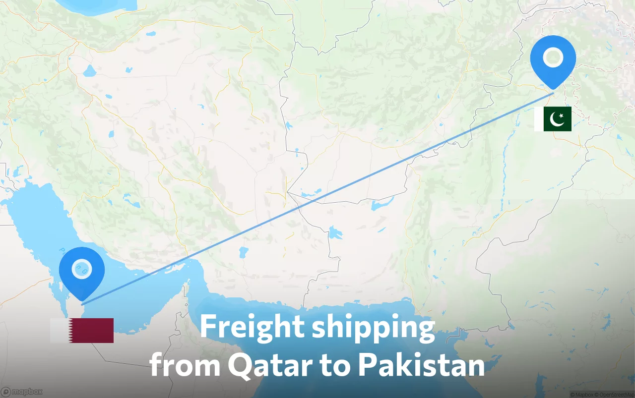 Freight Shipping from Qatar to Pakistan