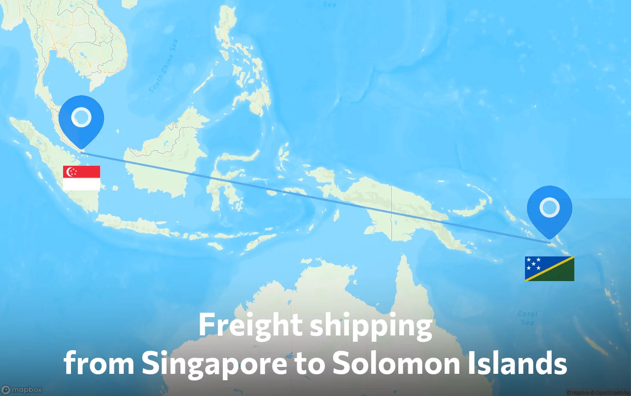 Freight Shipping from Singapore to Solomon Islands
