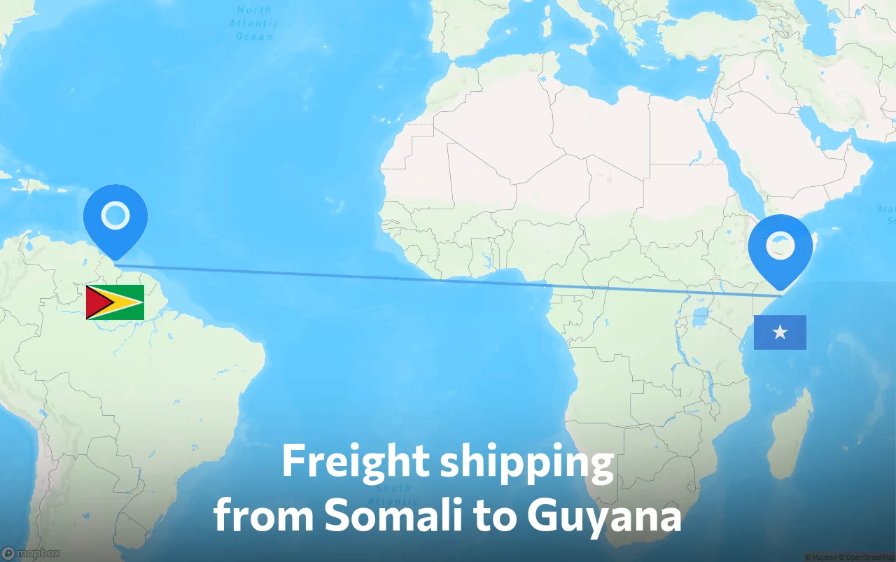 Freight Shipping from Somali to Guyana