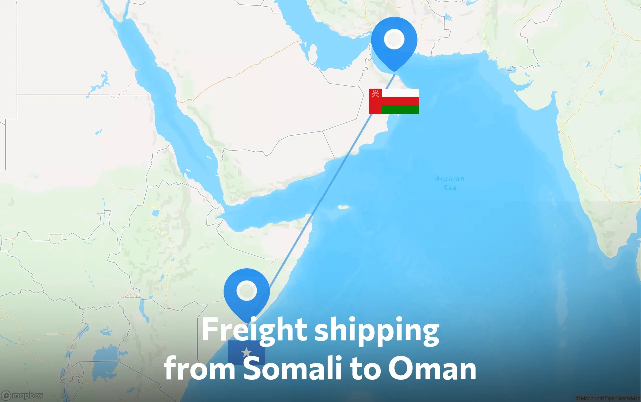 Freight Shipping from Somali to Oman