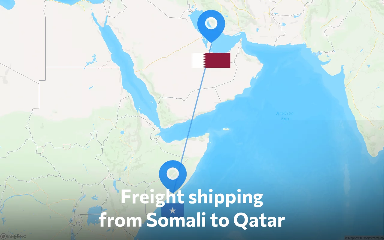 Freight Shipping from Somali to Qatar