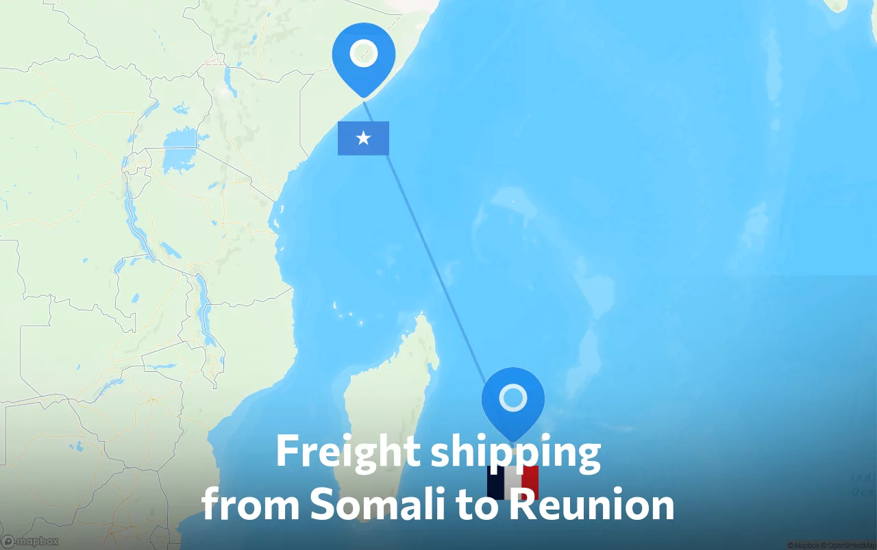 Freight Shipping from Somali to Reunion
