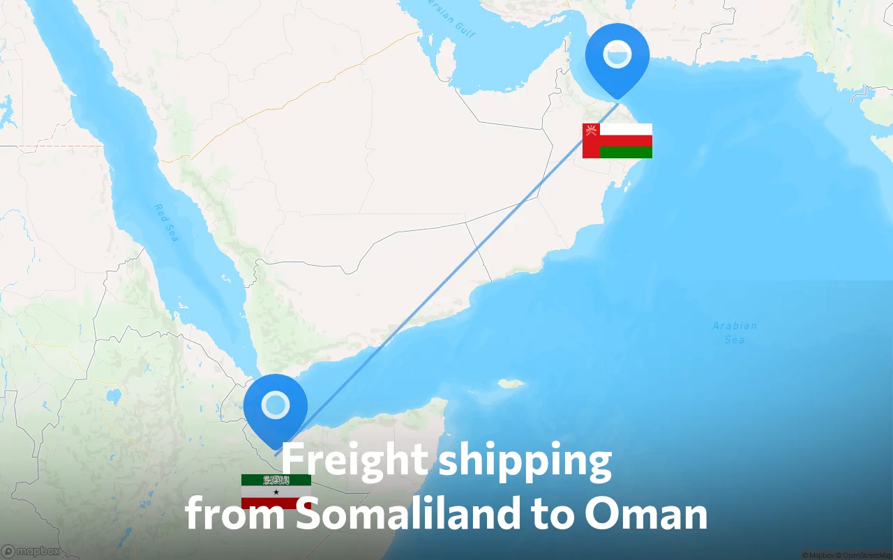 Freight Shipping from Somaliland to Oman