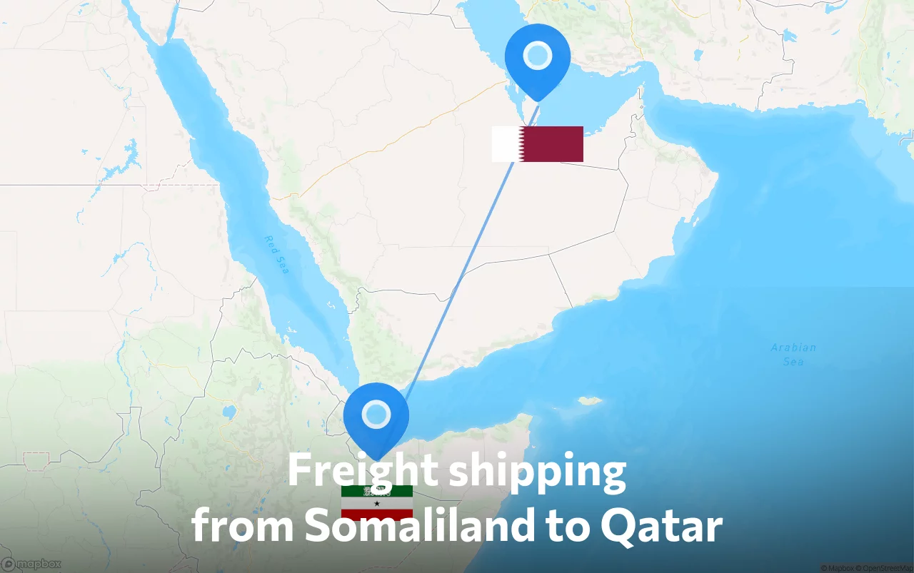 Freight Shipping from Somaliland to Qatar