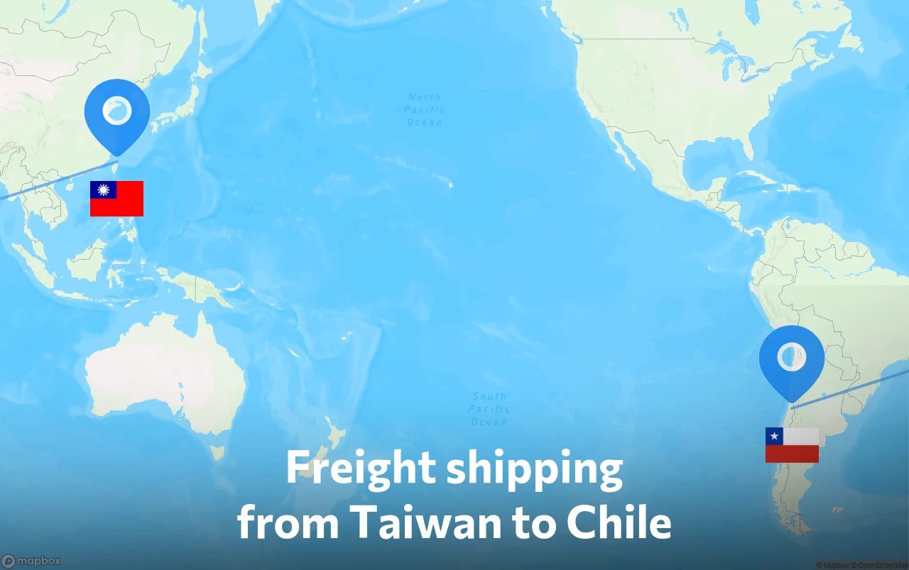 Freight Shipping from Taiwan to Chile