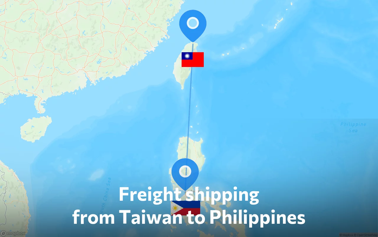 Freight Shipping from Taiwan to Philippines
