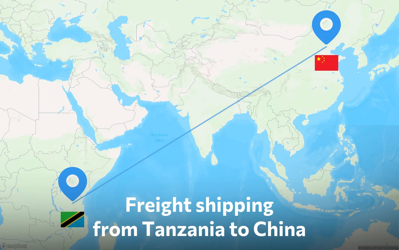 Freight Shipping from Tanzania to China