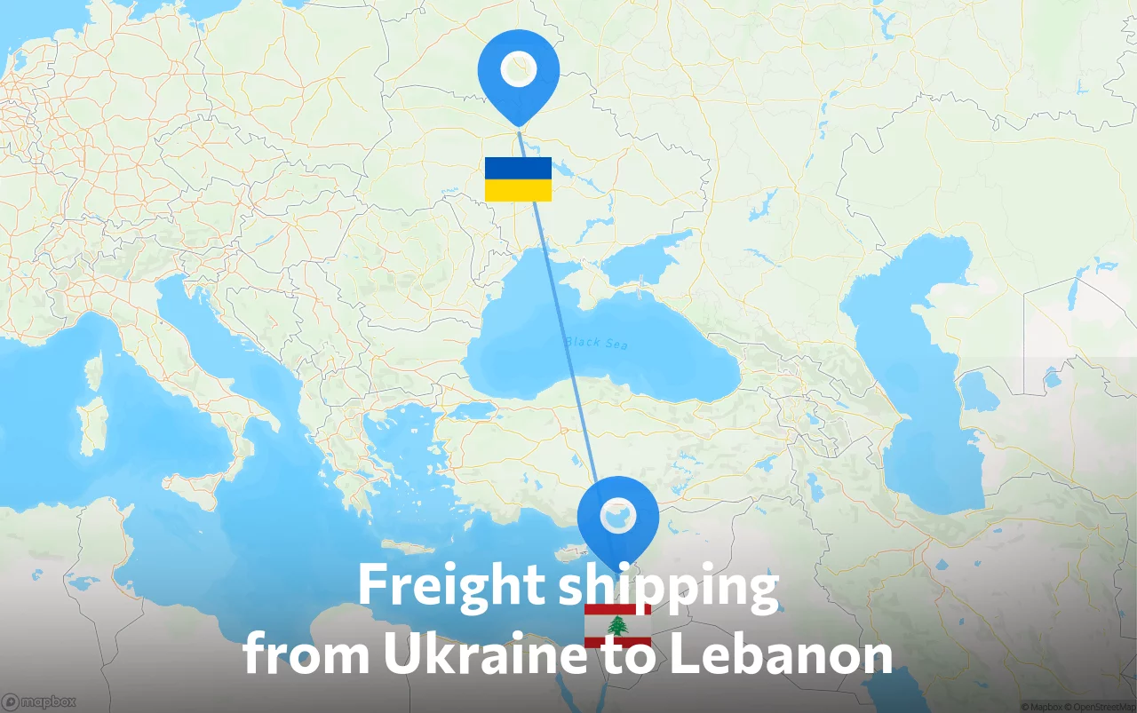 Freight Shipping from Ukraine to Lebanon